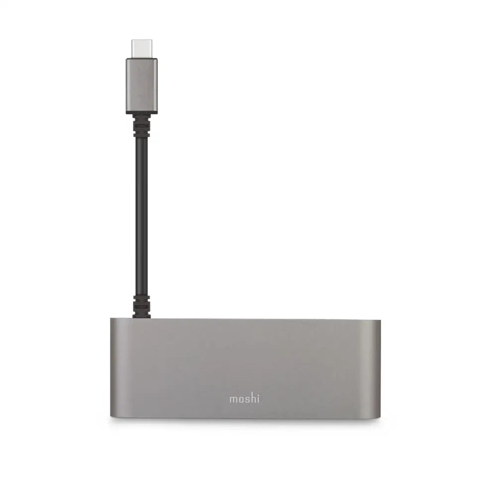 Адаптер Moshi USB - C Multimedia Adapter HDMI Dual USB 3.0 SD Card Gray