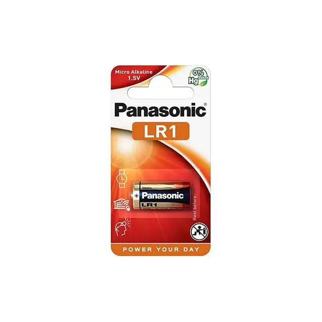 Алкална батерия PANASONIC LR1 /1 бр. в опаковка/ 1.5V | Купи от SmartX.bg!