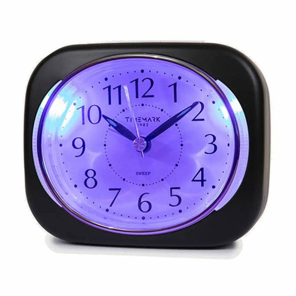Аналогов будилник Timemark 10 x 8,5 x 4 cm Черен Пластмаса Класически ...