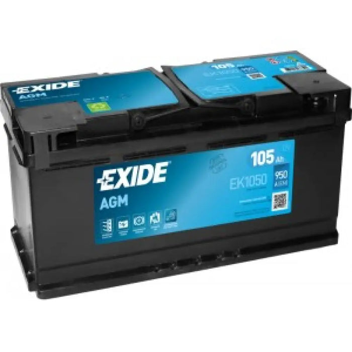 EXIDE AGM 105AH 950A R+ | Купи от SmartX.bg!