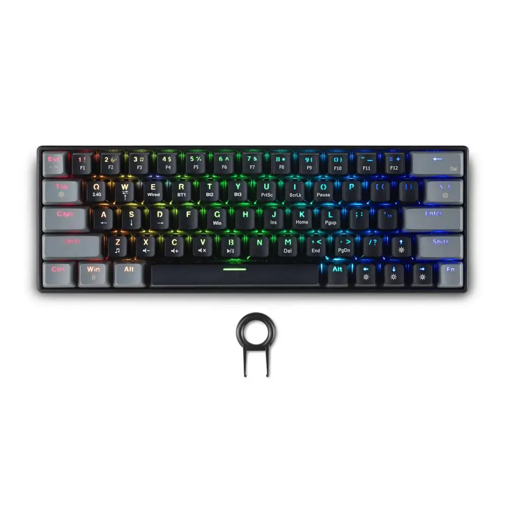 Геймърска безжична клавиатура Spartan Gear Pegasus 2 RGB Black/Grey