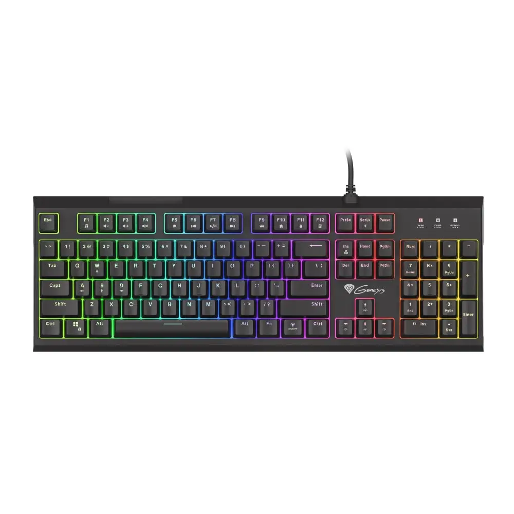 Клавиатура Genesis Hybrid Switch Gaming Keyboard Thor 210 RGB US ...