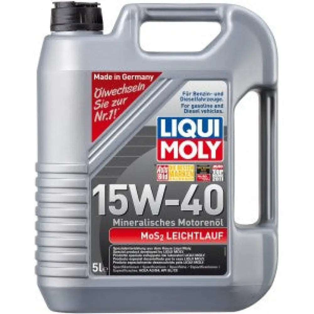 LIQUI MOLY MOS2 LEICHTLAUF 15W-40 5L | Купи от SmartX.bg!