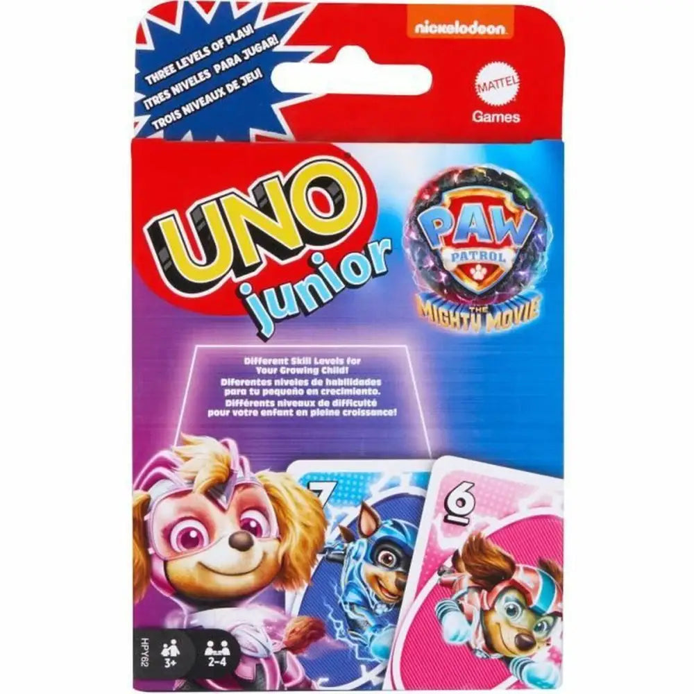 Настолна игра Mattel Uno Junior Paw Patrol | Купи от SmartX.bg!