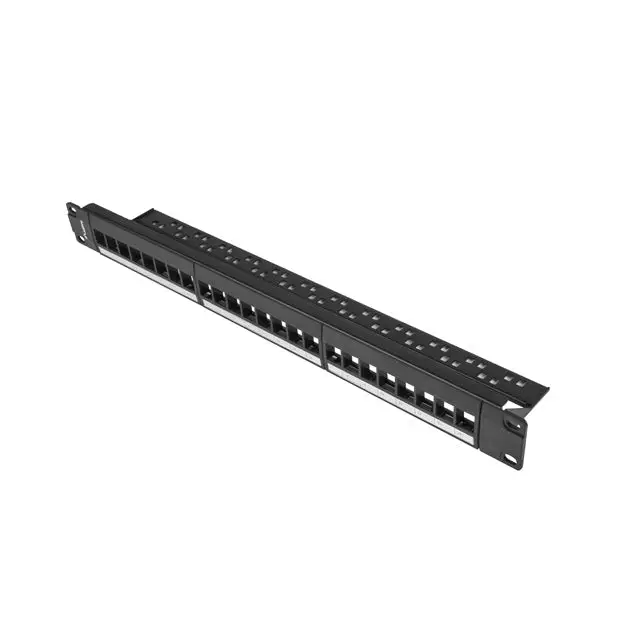 Пач панел Lanberg patch panel blank 24 port 1U for keystone modules