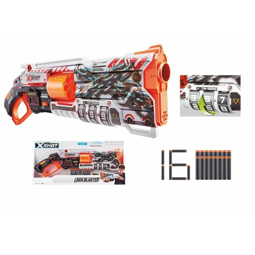 Пистолет за Дартс Zuru Skins X-Shot Lock Blaster | Купи от SmartX.bg!