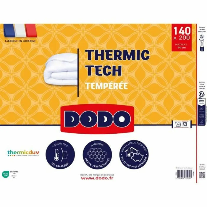 Скандинавски Стил Пълнеж DODO THERMIC TECH Бял 250 g/m² 140 x 200 cm ...
