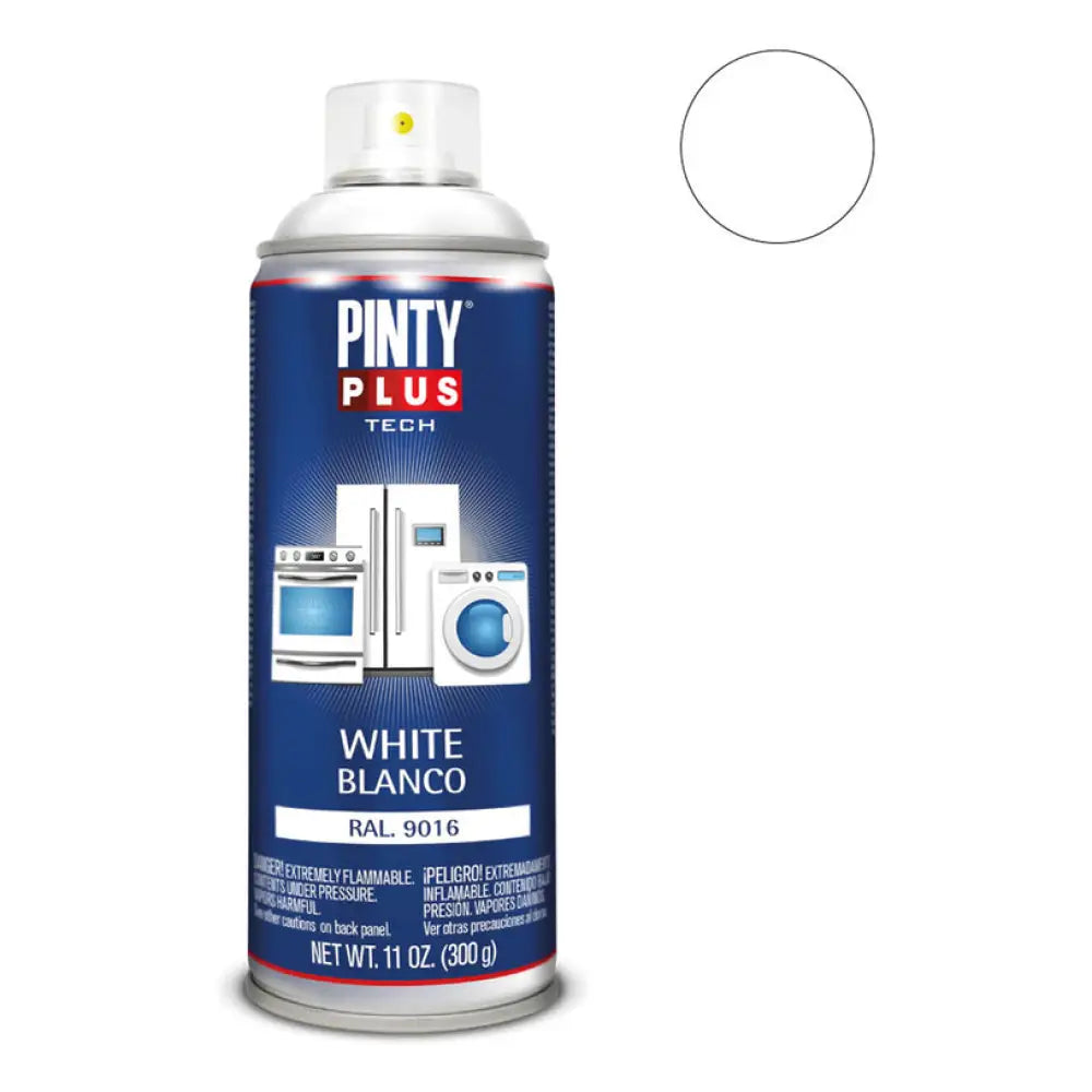 СПРЕЙ ЗА БЯЛА ТЕХНИКА RAL 9016 400 МL PINTY PLUS | Купи от SmartX.bg!