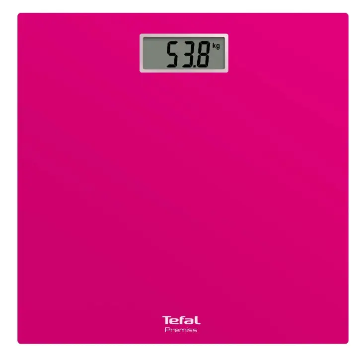 Везна Tefal PP1403V0 Premiss Pink glass platform (30x30x2cm) 150kg /100 g