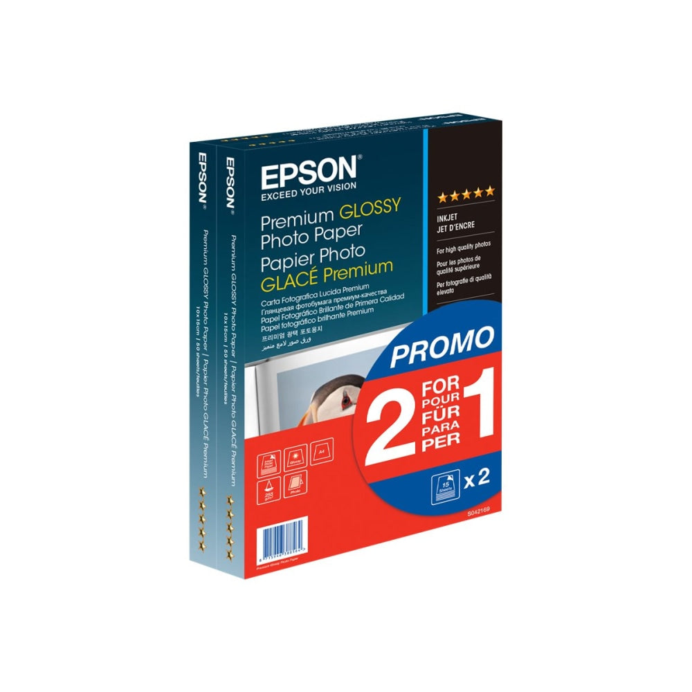 Premium Glossy Photo Paper - 10x15cm - 2x 40 листа